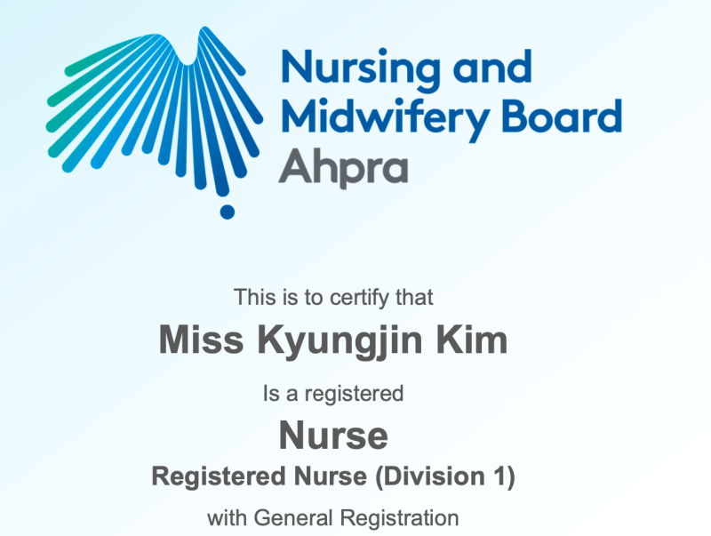 호주 간호사 등록 AHPRA Registration : 네이버 블로그