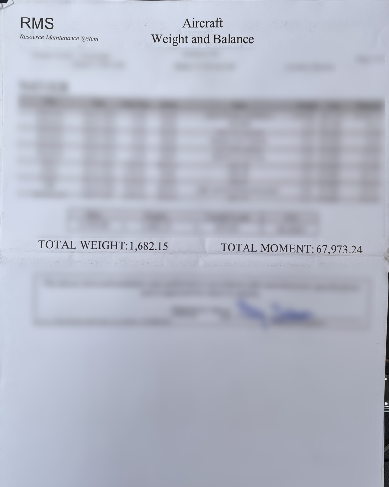 Weight and Balance : 네이버 블로그