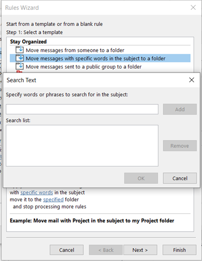 Outlook 아웃룩 메일에서 메일 자동 분류 설정하는 방법 네이버 블로그
