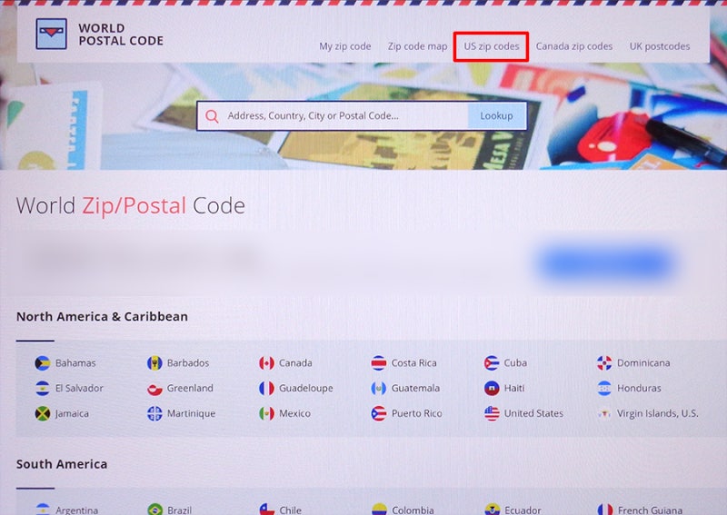 미국 우편번호 검색 어렵지 않습니다 : 네이버 블로그