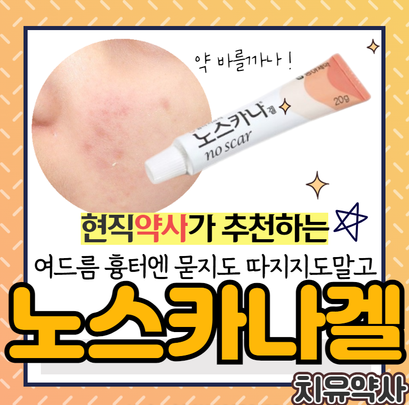 노스카나겔 약사가 추천하는 여드름 흉터에는 묻지도 따지지도 말고~ 아크스카클리어겔도 가능 네이버 블로그