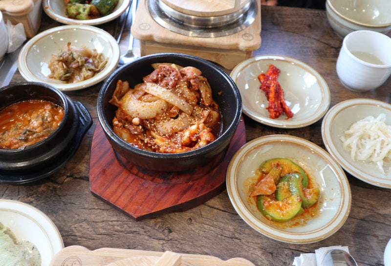 파주 심학산 맛집 들꽃쌈밥 푸짐한 한식 한 상 네이버 블로그