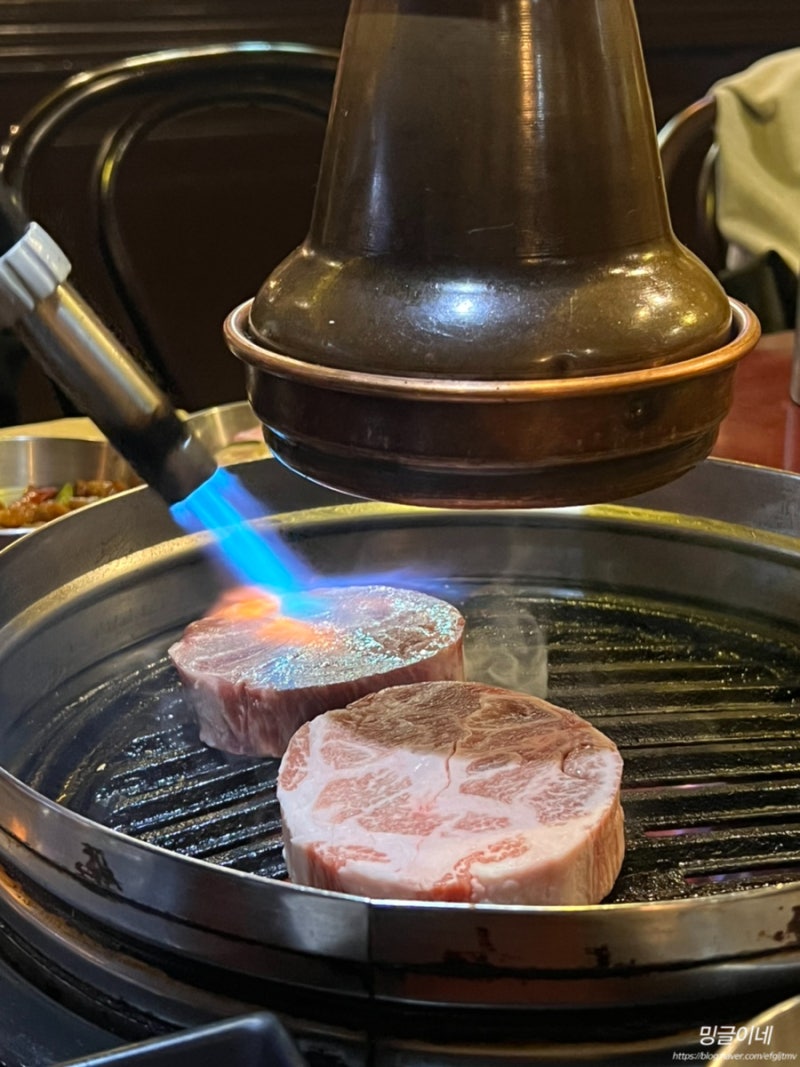 동대문역사공원 맛집 그릴1492 본점 이베리코 꽃목살 네이버 블로그
