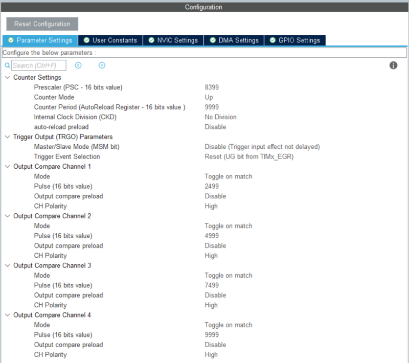 [STM32 LL] General Timer Output Compare : 네이버 블로그