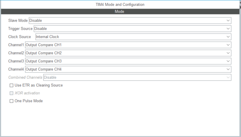 [STM32 LL] General Timer Output Compare : 네이버 블로그