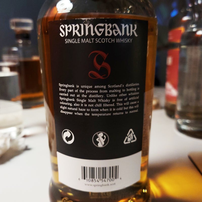 [리뷰] 최고 인기의 위스키 : 스프링뱅크 12년 CS(Springbank 12 year old Cask Strength ...