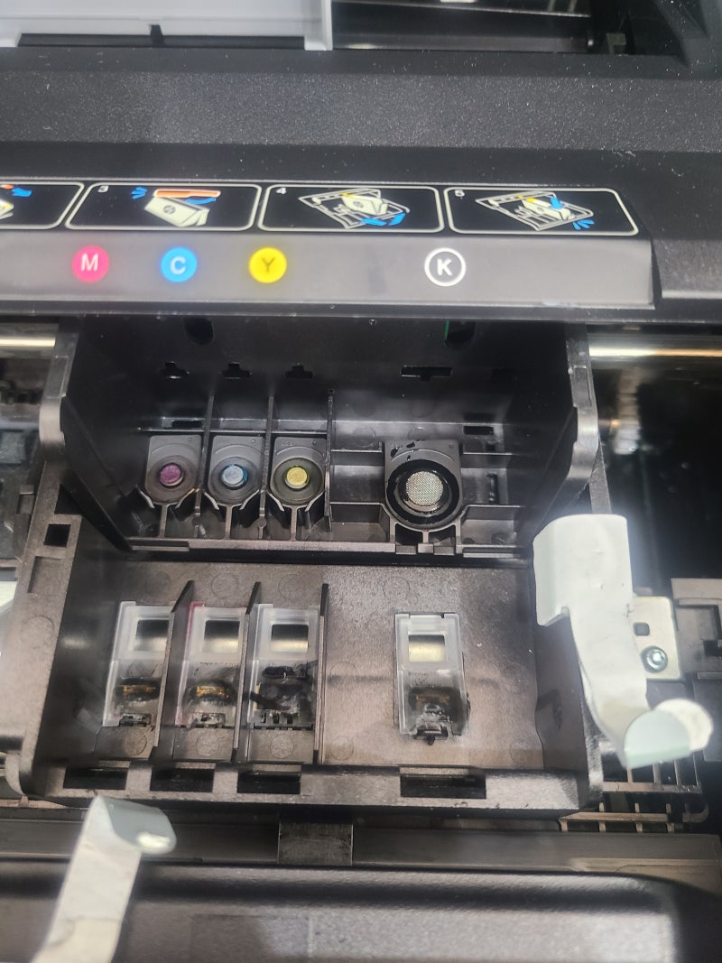 Hp6962 헤드수리 카트리지 색상출력불가 색빠짐 프린터수리 잉크잼 네이버 블로그