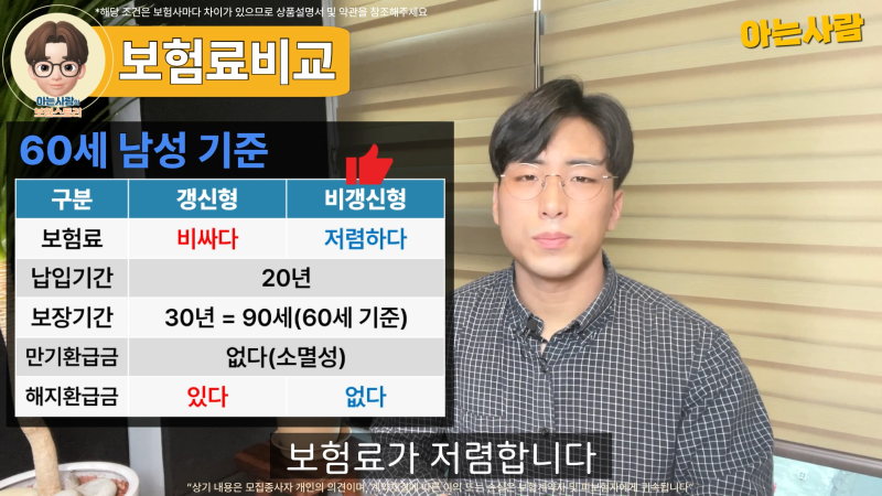 간병인간병비보험 추천갱신형 비갱신형 보험료 비교 네이버 블로그