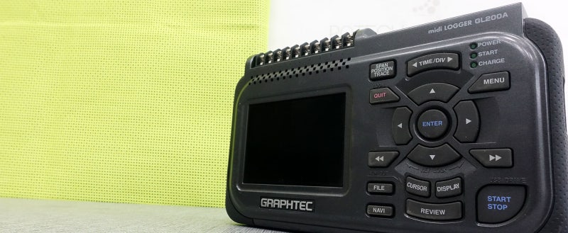 [계측기 판매/매각] 그라프텍 Graphtec Midi Logger GL200A 휴대용 데이터 로거 Handheld Data ...