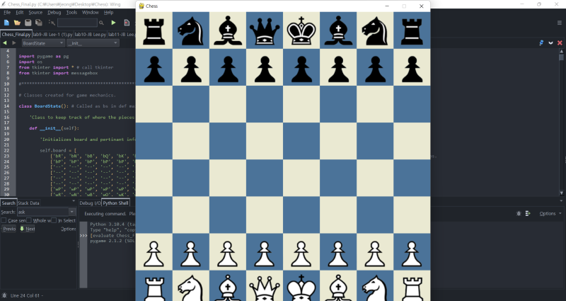 [Python] Pygame Chess - 파이썬으로 체스 만들기 : 네이버 블로그