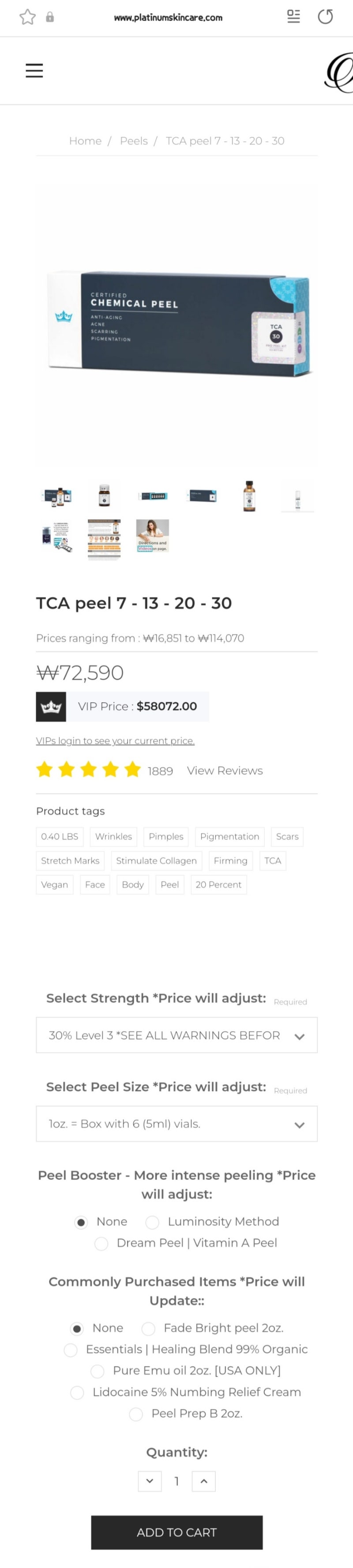 Dermedik 이외 TCA peel 구매처 알아봄 : 네이버 블로그