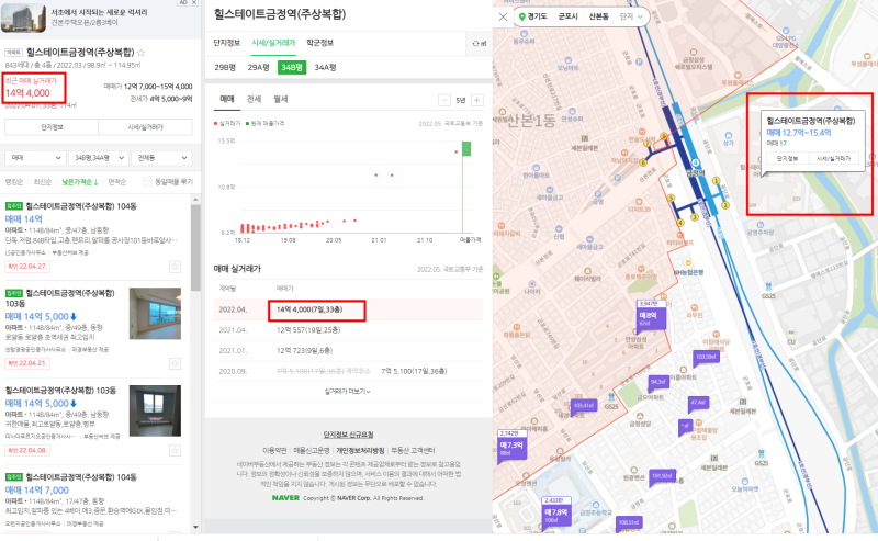 경기도 군포시 금정역 역세권 지구 재개발 구역 임장기 네이버 블로그