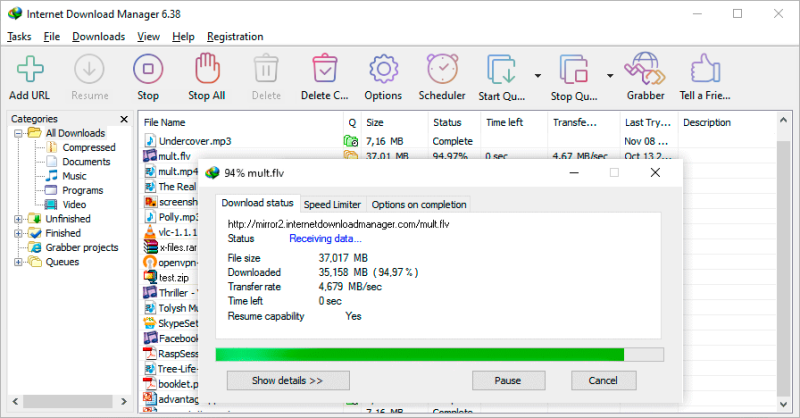 IDM을 대체하는 다운로드 가속 프로그램 Free Download Manager (FDM) : 네이버 블로그