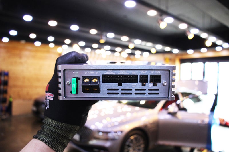 카니발 KA4 카오디오 순차시공 스피커 부터 앰프 까지 - a22