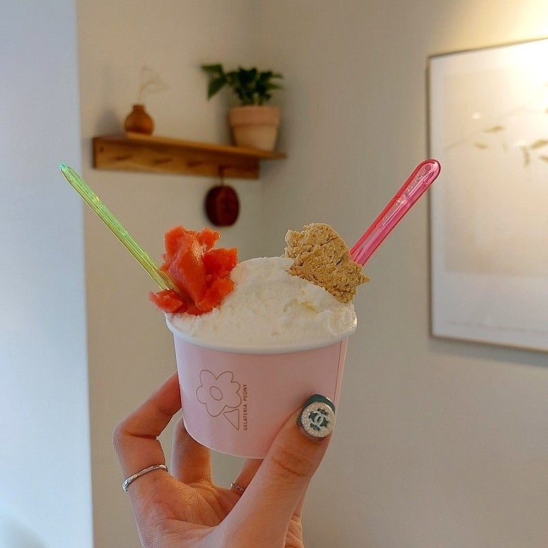 올림픽공원 앞 예쁜 인스타 감성 젤라또 카페 : 네이버 블로그