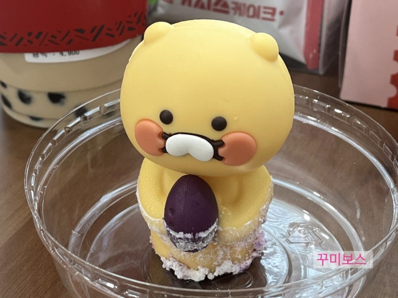 파바 춘식이 케이크 파리바게트 춘식이 고구마 케이크 실사 고구마가 너무 좋아 네이버 블로그