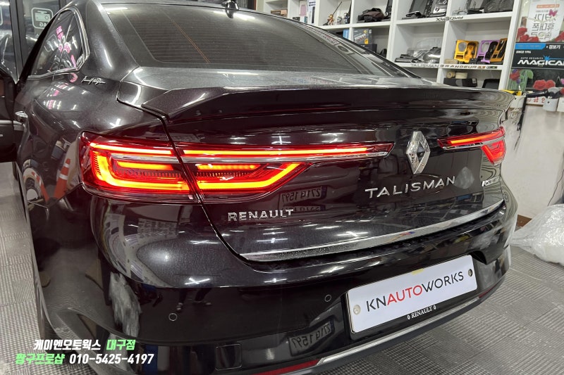 르노 삼성 SM6 페이스리프트 더뉴SM6 테일램프 장착 ( LED 후미등) : 네이버 블로그