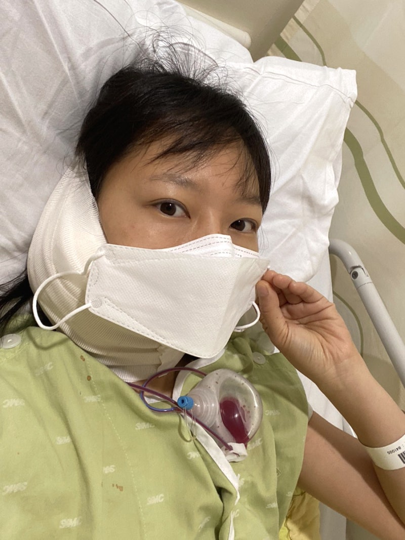 다형선종 수술 후기이하선종양 침샘종양 귀밑 멍울 수술비용 증상 경과 삼성창원병원 네이버 블로그