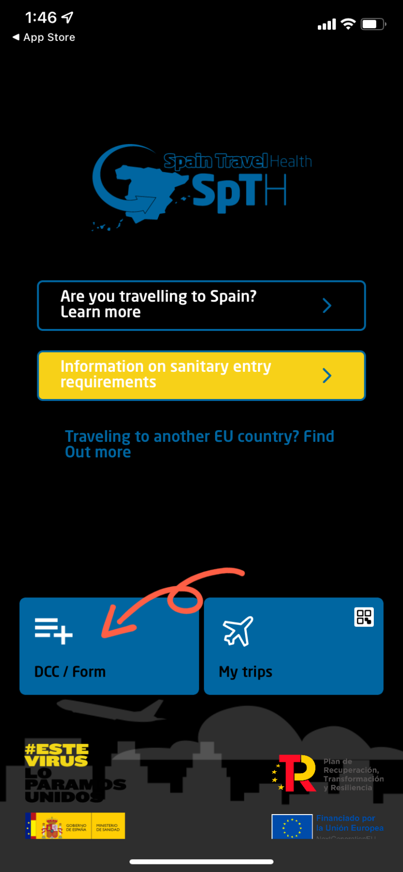 2022 유럽 여행 준비 #8 - 스페인 입국 SpTH QR코드 발급받기 : 네이버 블로그