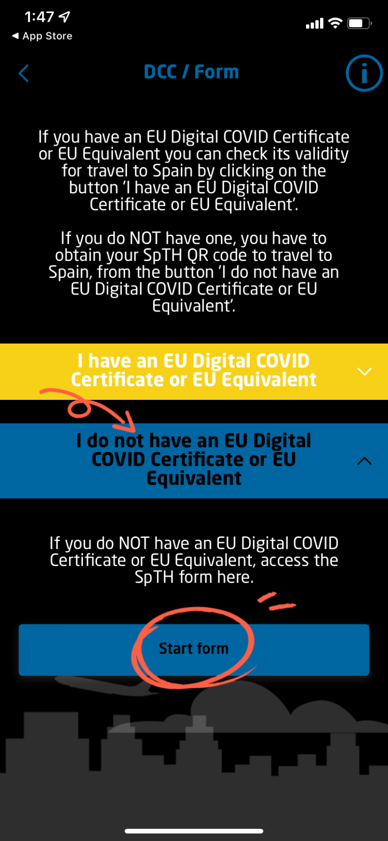 2022 유럽 여행 준비 #8 - 스페인 입국 SpTH QR코드 발급받기 : 네이버 블로그