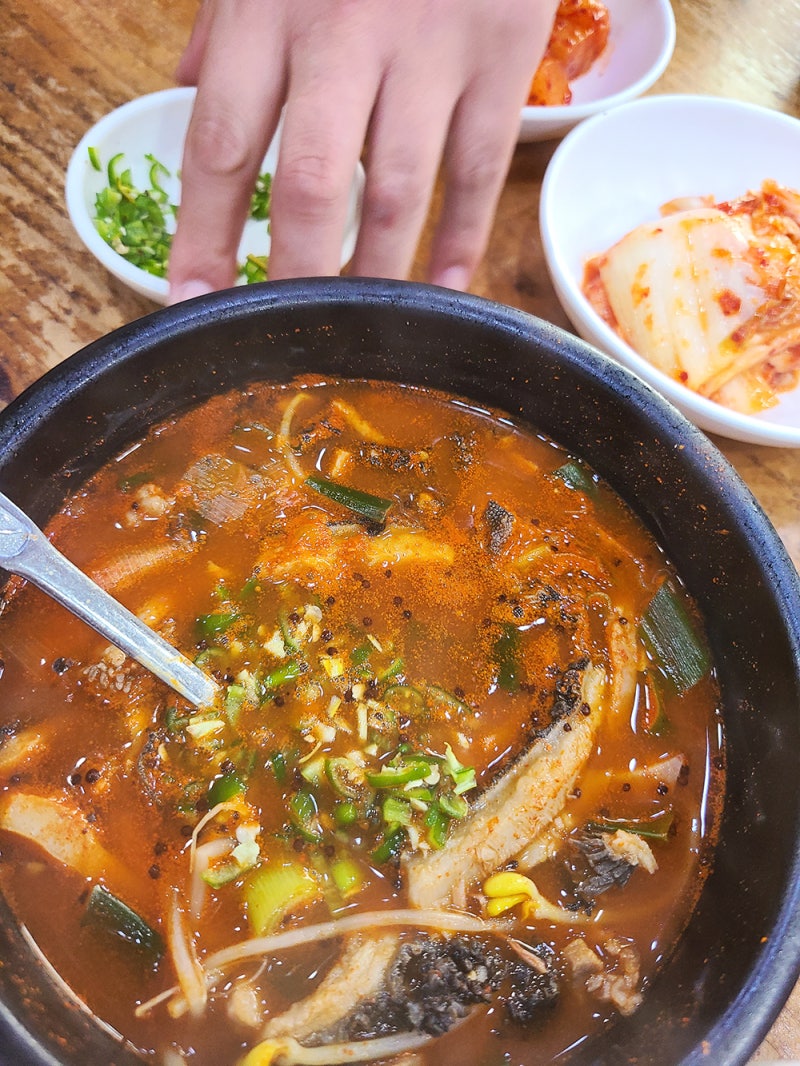 강원도 횡성 맛집 운동장 해장국에서 해장 때리기 돌솥밥 네이버 블로그