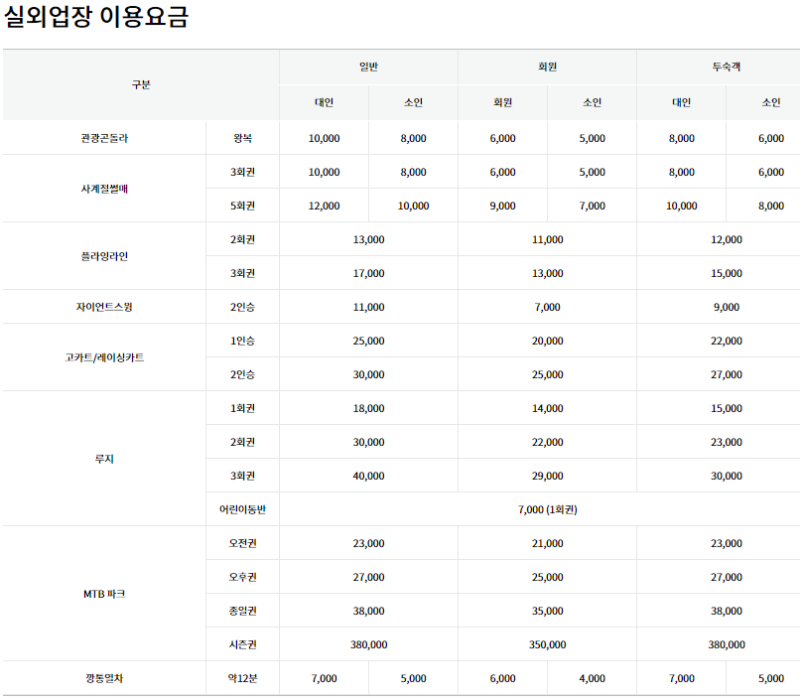 강원도 횡성 아이와 가볼 만한 곳 웰리힐리 파크 액티비티 체험 놀거리 워터파크 플라잉라인 짚라인 곤돌라