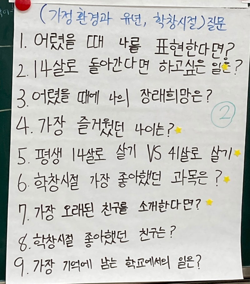 중1 부모 면담 수업 후기1면담 질문 만들기 네이버 블로그
