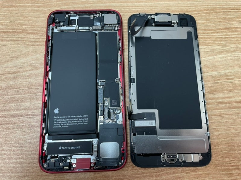 아이폰se3 처음으로 액정교체해봤습니다 내부공개 : 네이버 블로그