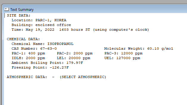 ALOHA(Areal Location of Hazardous Atmospheres) 프로그램 사용법 : 네이버 블로그
