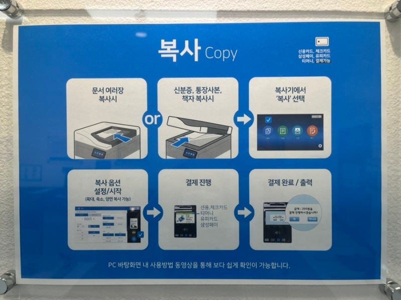 프린트카페 24시 무인 프린트 및 제본 이용방법 가격 정보 안내ft 프린트카페 합정교보문고점 네이버 블로그