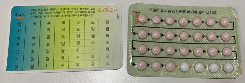 다낭성 난소 증후군 2년차 경구피임약 장기 복용 후기 야즈 클래라 네이버 블로그