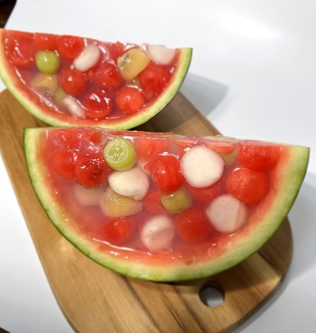 수박 And 과일 젤리 만들기한천가루no젤라틴아이간식 네이버 블로그