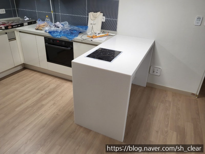 더샾부평센트럴시티 냉장고장 아일랜드식탁 시공 네이버 블로그