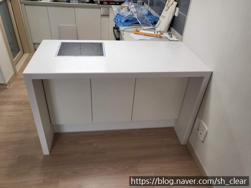 더샾부평센트럴시티 냉장고장 아일랜드식탁 시공 네이버 블로그