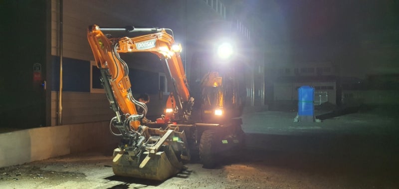 현대두산인프라코어 03w 신형 굴삭기 "DX65W-7" 출고 리뷰 : 네이버 블로그