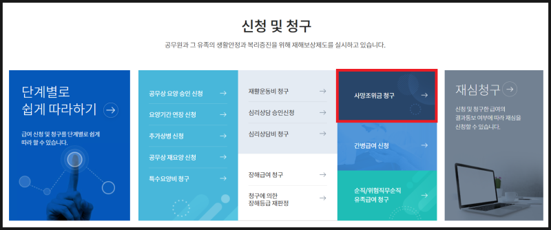 공무원 사망조위금 청구하는 방법시효 3년 공무원연금공단 부조 급여 네이버 블로그
