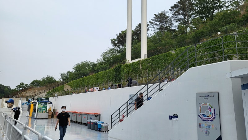 대구삼성라이온즈파크 원정응원석 주차 팁 내야지정석 뷰 기아타이거즈 원정응원 칠곡휴게소 음식 야구 직관