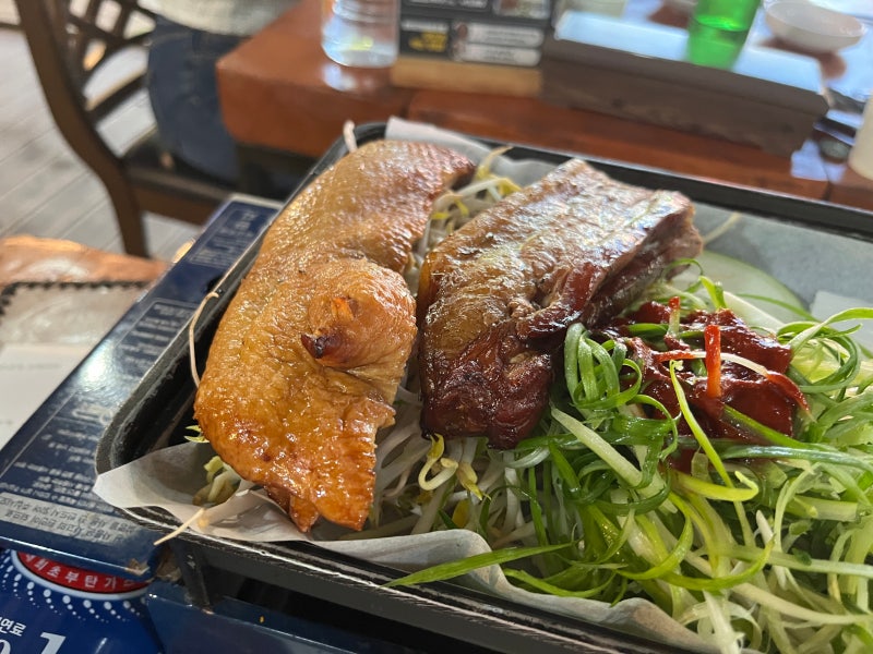 용인 식당 황룡갑 보고 다녀온 산골항아리바베큐 캠핑 분위기 고깃집 용인 맛집 타임빌라스 데이트 코스 추천