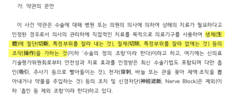 창상봉합술변연절제 포함이 상해수술비에 해당한다는 판례 · 상해수술비 설계 네이버 블로그