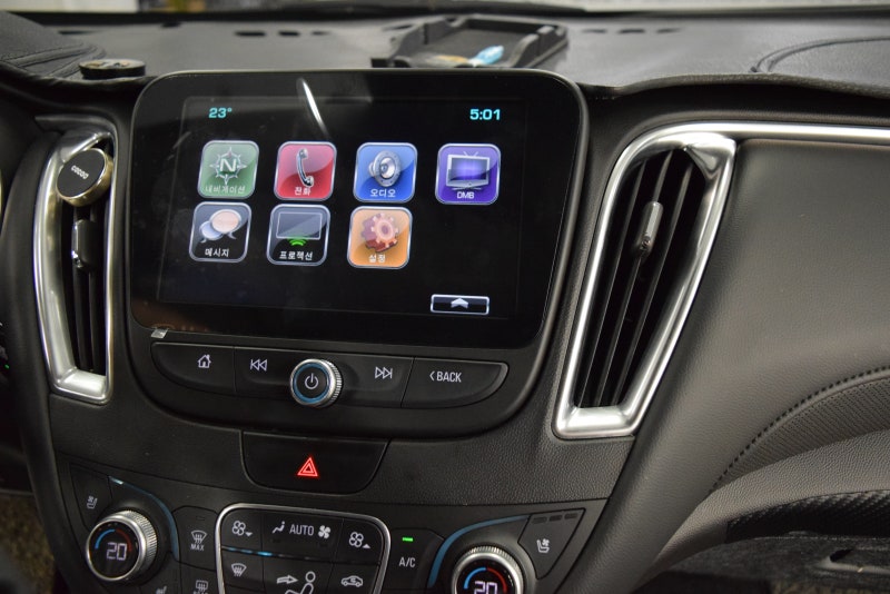 올 뉴 말리부 모니터 LCD 터치스크린 터치패널 정품으로 교체! - a4