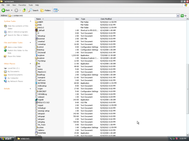 Microsoft Windows XP Professional (Longhorn Reimagined PP3) 5.1.2600 ...