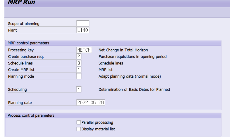[SAP MM] MRP 기본(1) - MRP Area : 네이버 블로그