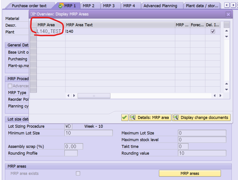 [SAP MM] MRP 기본(1) - MRP Area : 네이버 블로그
