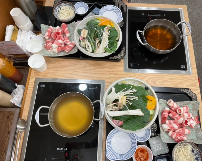 왕십리 엔터식스 맛집 삼청동샤브 프리미엄 1인샤브 : 네이버 블로그
