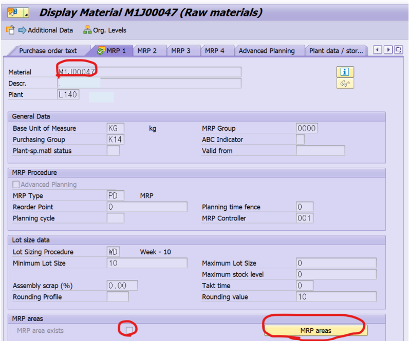 [SAP MM] MRP 기본(1) - MRP Area : 네이버 블로그