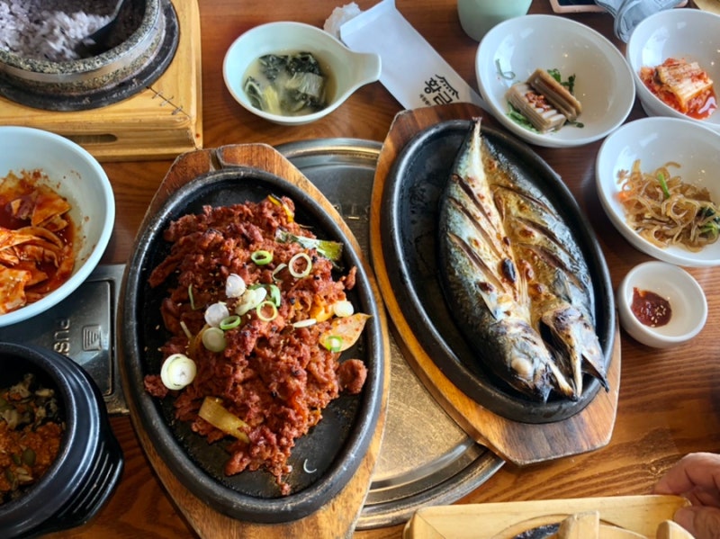 경서동 맛집 황금쌈밥 제육볶음정식 고등어구이정식 네이버 블로그