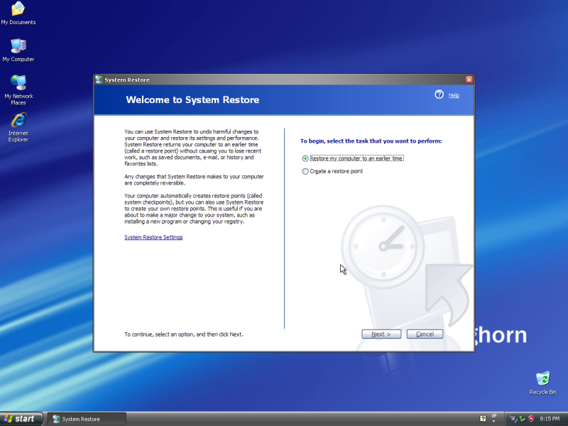Microsoft Windows XP Professional (Longhorn Reimagined PP3) 5.1.2600 ...