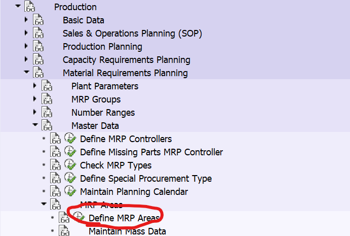 [SAP MM] MRP 기본(1) - MRP Area : 네이버 블로그