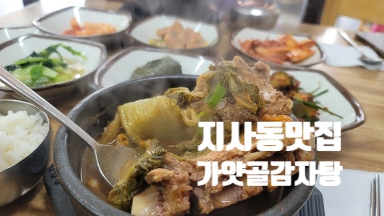 부산 강서구 지사동 맛집 가얏골감자탕 부산지사점 네이버 블로그