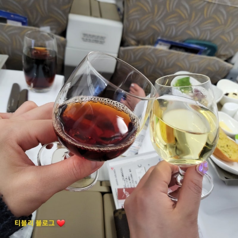 아시아나 비지니스 OZ701 후기 (좌석, 기내식,어메니티) : 네이버 블로그